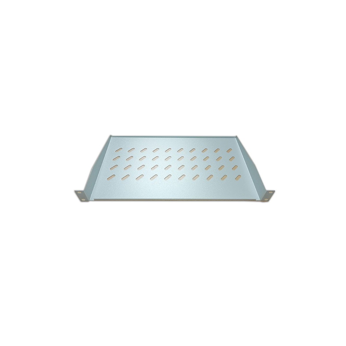 Plateau fix 19 pouces , 1U, 200mm, gris Plateau fix 19 pouces
